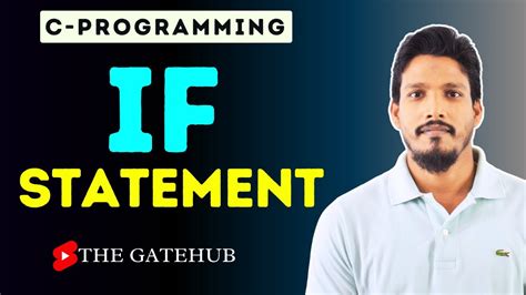 If Statement In C C Prograaming Youtube