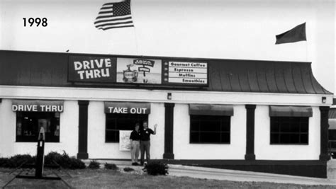 Scooters Coffee Founders Don And Linda Eckles Standing In Front Of