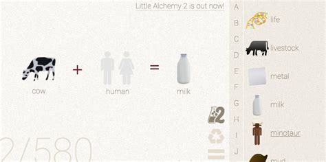 Little Alchemy Cheat Sheet Milk Dolfff