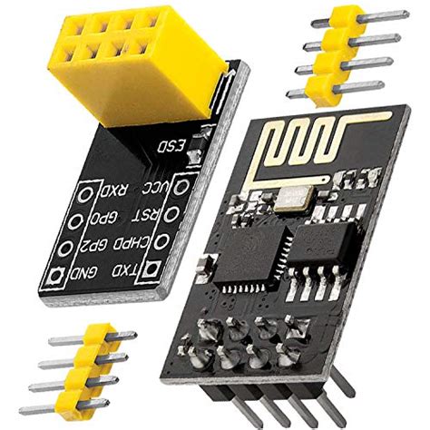 Azdelivery Esp8266 01s Serial Wireless Wlan Wifi Transceiver Module With Breakout Breadboard