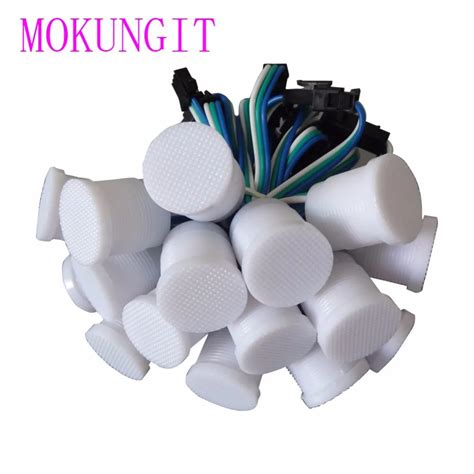 Pcs WS D A DC V Mm Diameter Addressable RGB Full Color Smart Pixel LED Module Light