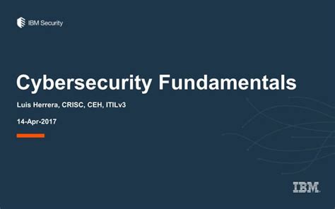 introduction to cybersecurity fundamentals pptx