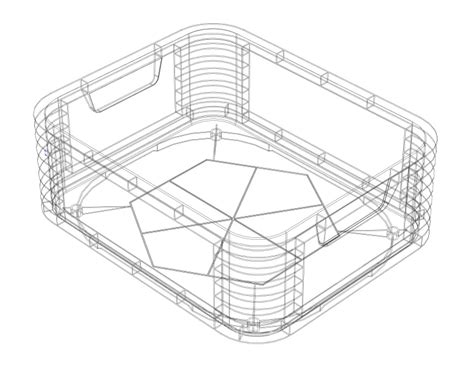 Stackable Storage Box Capacity 18 Liters 3d Printing Model Threeding