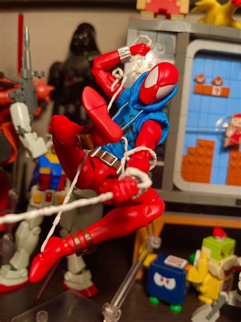 Mafex Scarlet Spodermen Has My Mind Blown Ractionfigures