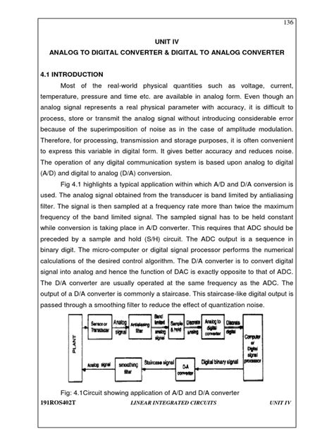 unit 4 notes pdf analog to digital converter sampling signal