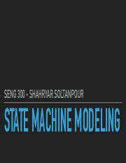 State Machine Modeling Components States And Transitions Course Hero