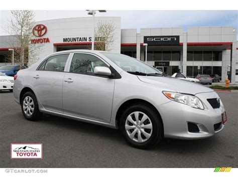 2010 Classic Silver Metallic Toyota Corolla Le 48520098 Photo 10