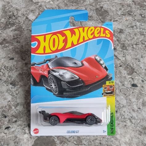 Merah Hitam Hot Wheels Fantasy Car Celero Gt Black Red Hw Exotics