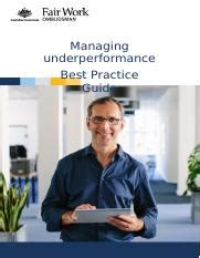 Managing Underperformance Best Practices For Employers And Course Hero