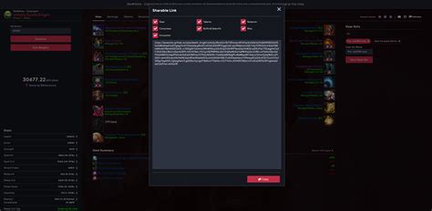 Issues With Generating Shareable Links From Gearsets For Other People