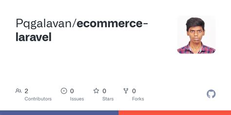 GitHub Pqgalavan Ecommerce Laravel