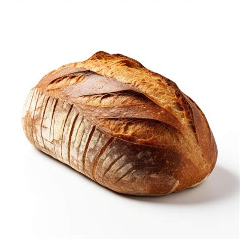 Premium Photo Realistic Loaf Of Bread On White Surface