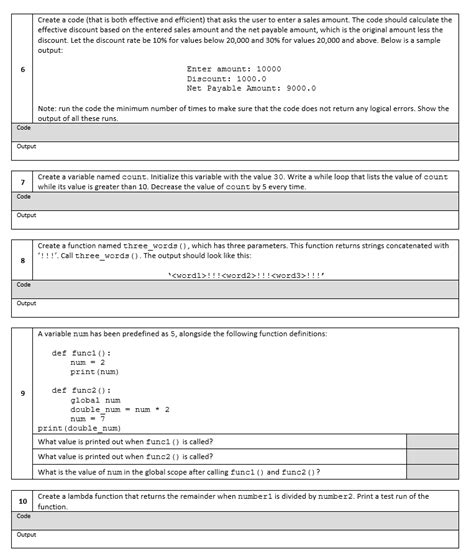 Solved Write Codes In Jupyter Notebook As Required By The