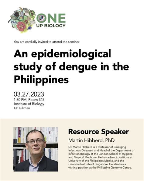 An Epidemiological Study Of Dengue In The Philippines Up Alumni Website