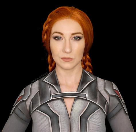 I Bodypainted Myself Into Black Widow Because Im So Excited For The