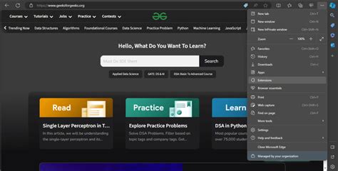 Hidden Tricks Inside Microsoft Edge Browser GeeksforGeeks