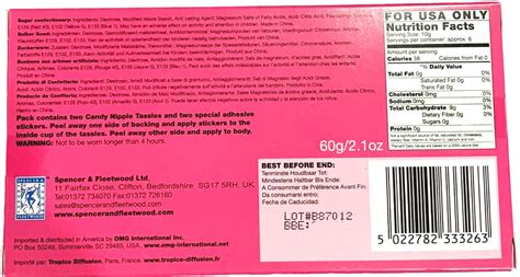 Candy Nipple Tassels Bachelorette Party Candy Omg Adult Candy T