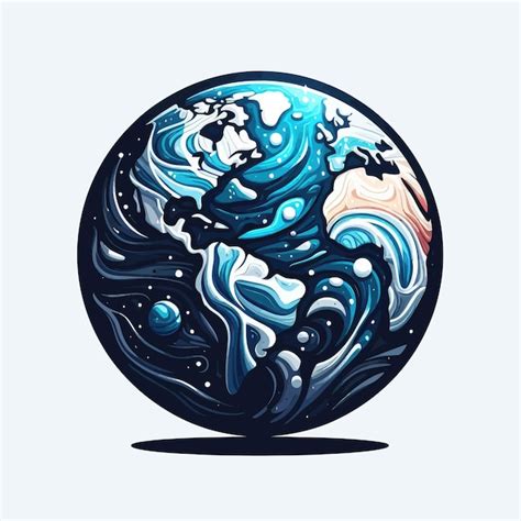 El Planeta Tierra Vector Premium