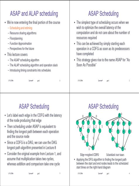 Lecture 9 Pdf Scheduling Computing Systems Theory