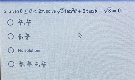 Solved Given θ