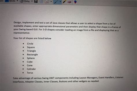 Solved Wew Mode Delay Design Implement And Test A Set