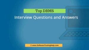 Top DBMS Interview Questions And Answers