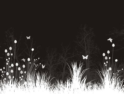 Vector Black And White Vector Grass Using As Background 44 Off