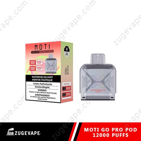 Moti Go Pro Pod 12000 Puffs Refillable Kit Zugevape