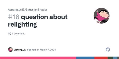 Question About Relighting · Issue 16 · Asparagus15gaussianshader · Github