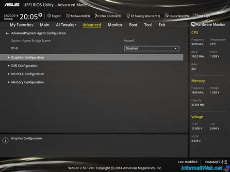 Force The Use Of The Internal Graphics Card Onboard Vga Bios Tutorials Informatiweb