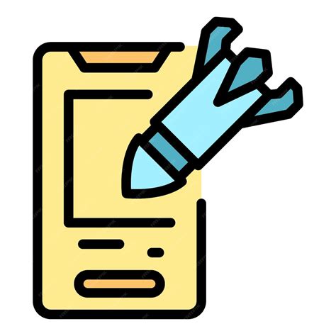 Premium Vector Smartphone Malware Attack Icon Outline Smartphone