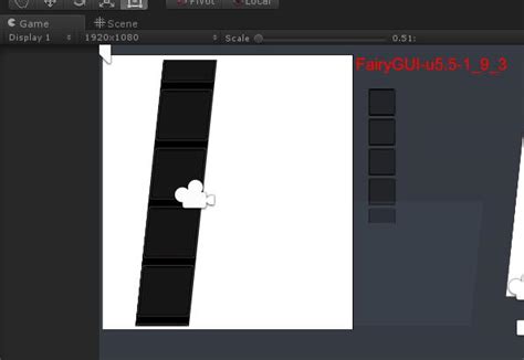 在unity56版本，发现一个bug。列表设置倾斜，在unity上运行，滑动列表的时候，会有item残影，测试在unity55版本没有这个