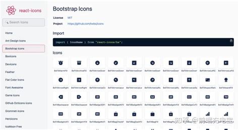 最佳 React 图标库推荐 知乎