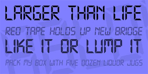 10 Free Clock Fonts · 1001 Fonts