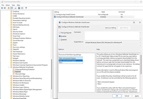 Configure Defender Smartscreen Activate Enhanced Phishing Protection 4sysops