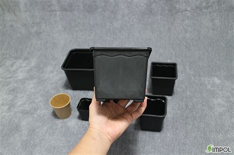 5호 물결플분 약12cm 101 블랙화분 사각분 사각화분 물결화분 검정플분 블랙분 다리플분 파종분 리코노화분 다육이화분 화초화분 파종분 화분자재류 심폴