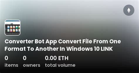 converter bot app convert file from one format to another in windows 10