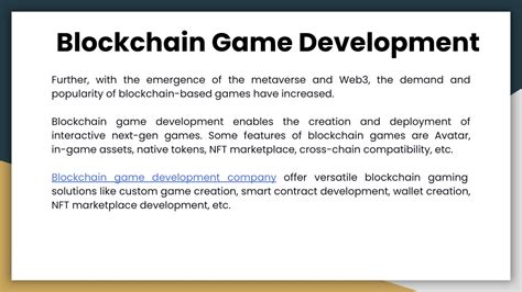 Ppt Why Is Blockchain Game Development Booming Powerpoint
