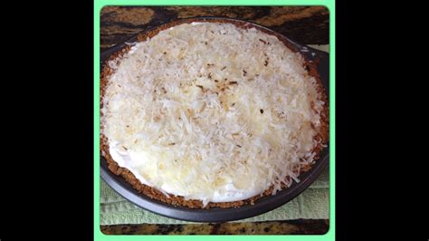 Quick And Easy Coconut Cream Pie Video Tutorial Youtube