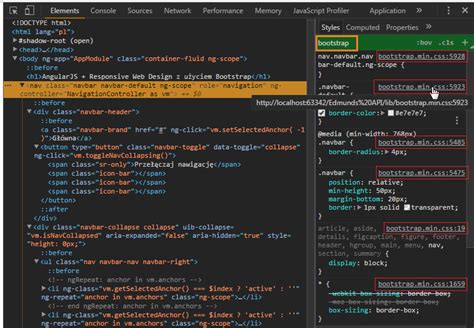 Twitter Bootstrap Find All Used Css Selectors On A Page Stack Overflow