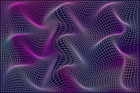 Free Vector Gradient Grid Background