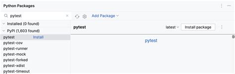 Pytest Pycharm Documentation
