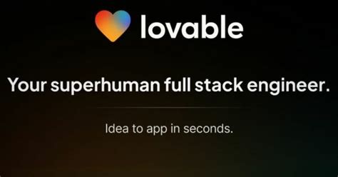 Lovable Loutil Pour Générer Du Code Avec Lia Cd Mentiel Magazine