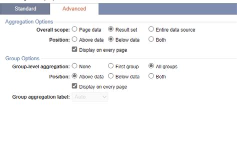 Hide First Group In Tabular Report Aggregation Datapages Caspio
