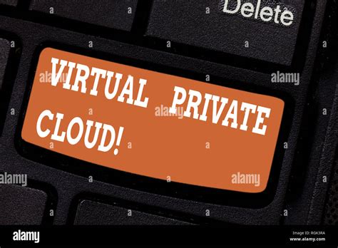 Word Writing Text Virtual Private Cloud Business Concept For