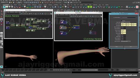 Avstretchynode Maya Custom Node Using Maya Python Api Youtube