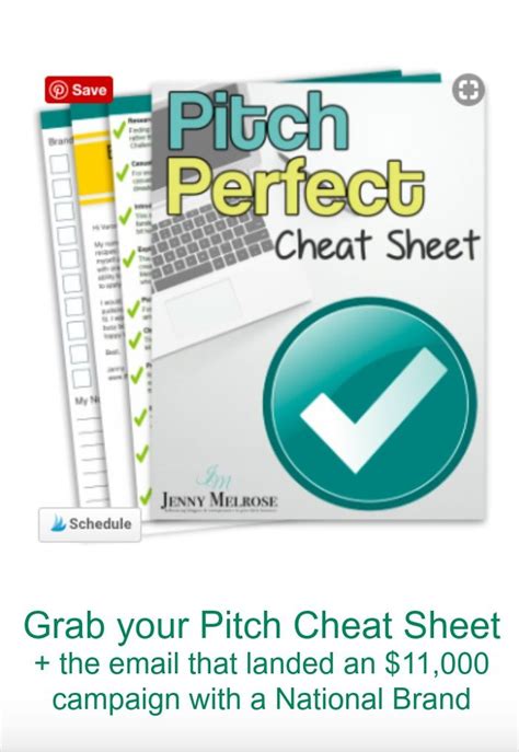 Pitch Cheat Sheet