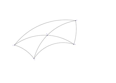 Spherical Geometry Intersecting Arcs On A Sphere Mathematics Stack Exchange