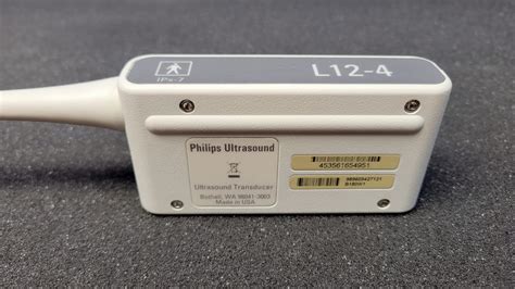 philips l12 4 linear array transducer probe