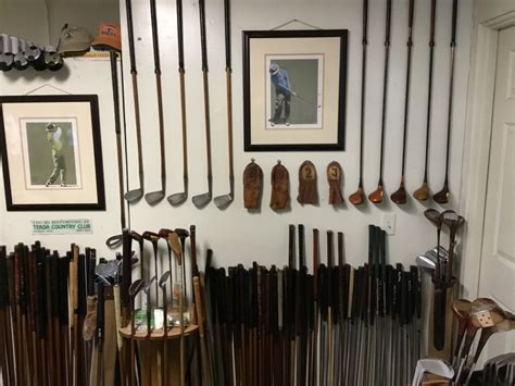 Best Way To Display Vintage Golf Clubs Hickory Persimmon And